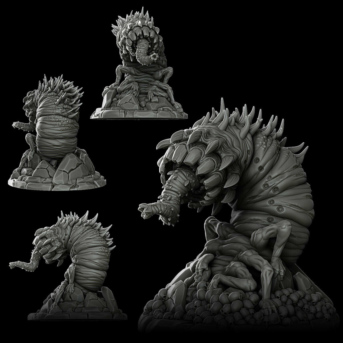 Death Worm - Rocket Pig Wargaming D&D DnD – Dungeon Artifacts