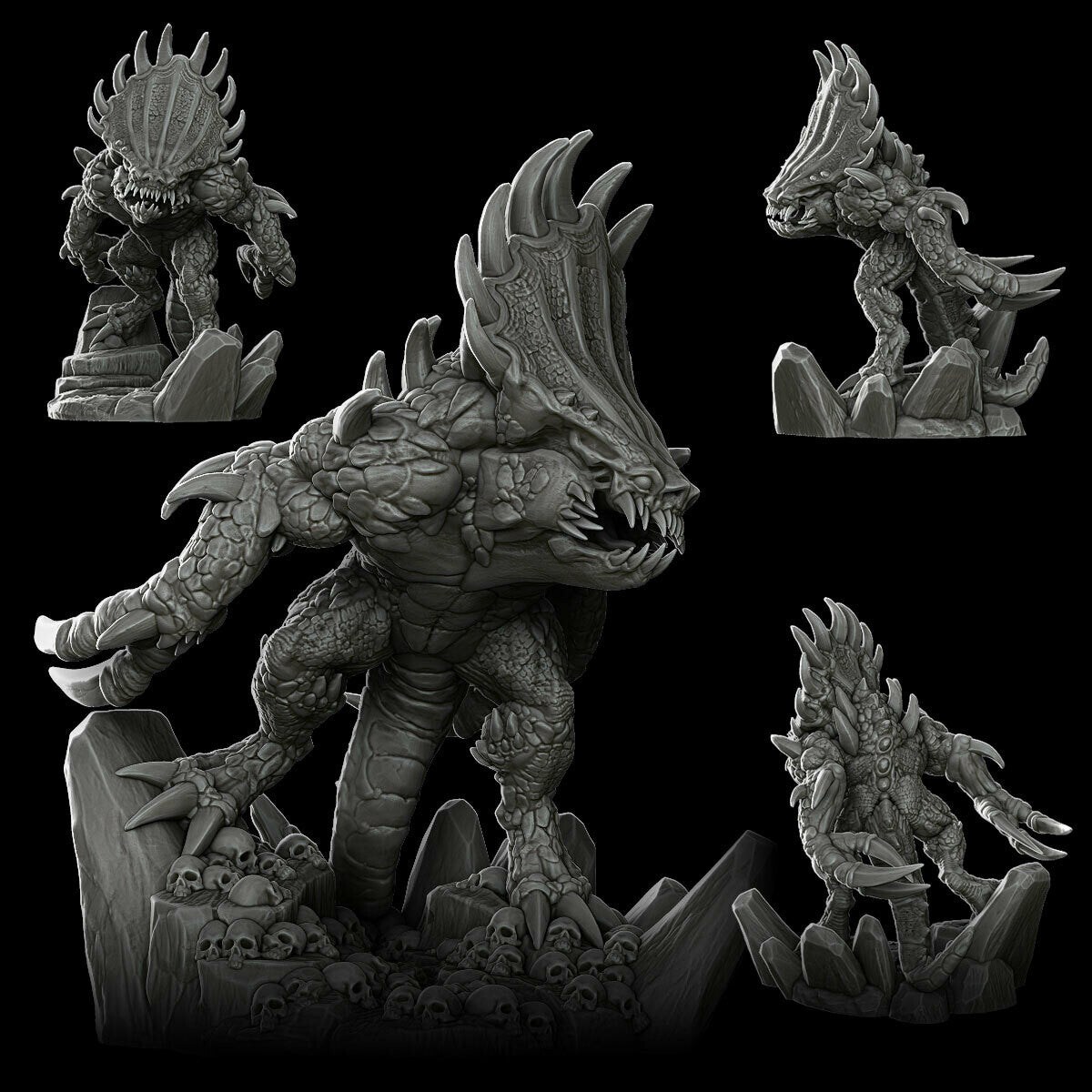 Scaled Ravager - Rocket Pig Wargaming D&D DnD – Dungeon Artifacts