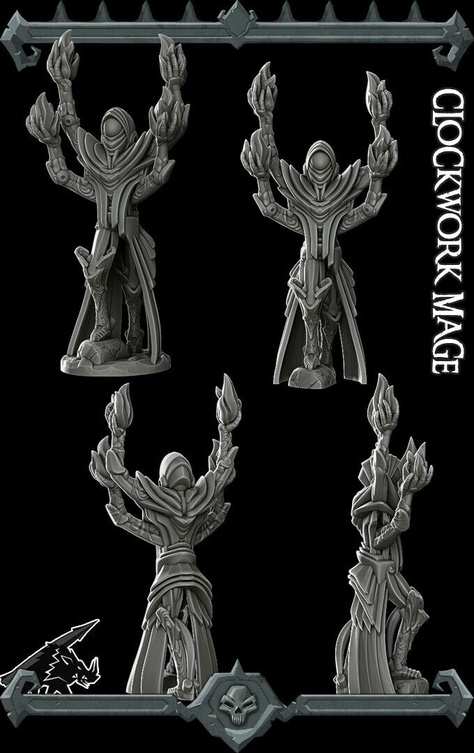 Clockwork Mage - Rocket Pig Wargaming D&D DnD – Dungeon Artifacts