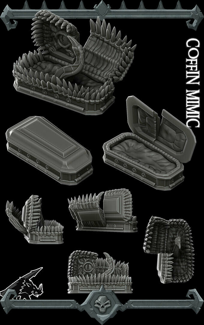 Coffin Mimic - Rocket Pig Wargaming D&D DnD – Dungeon Artifacts