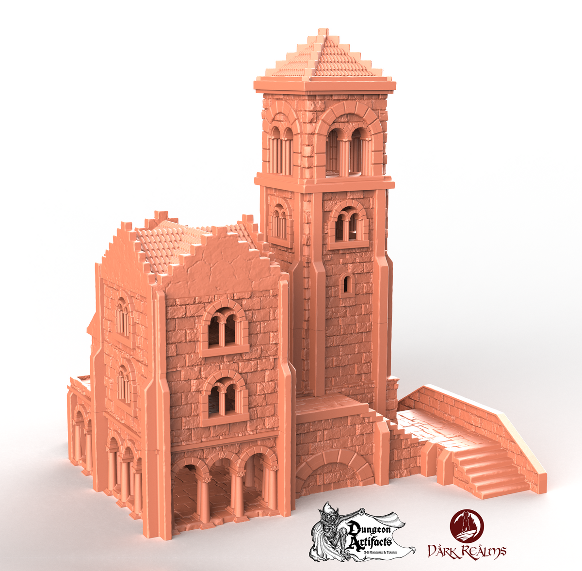 Stone City Building 6 - Arkenfel - Dark Realms Terrain Wargaming D&D D ...