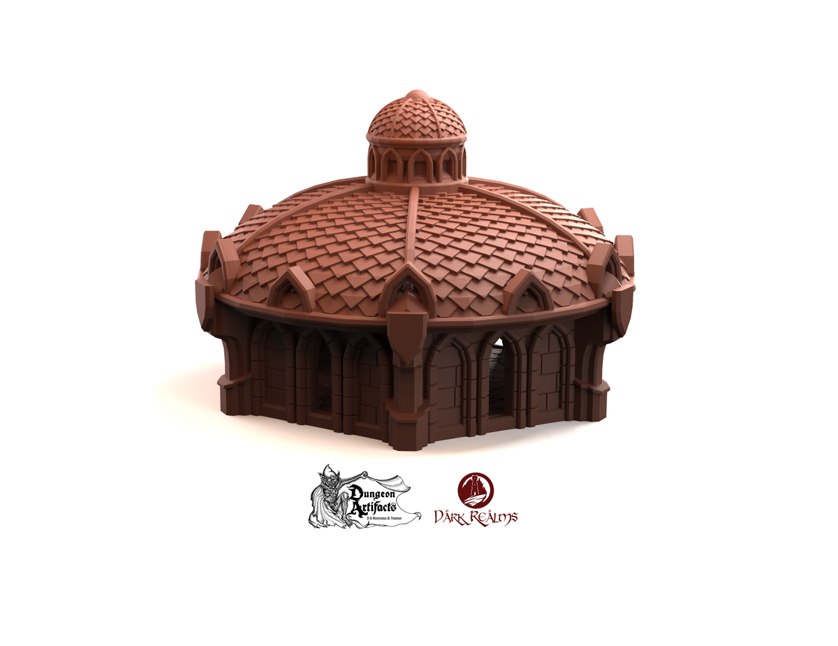 Atlantean Building 1 - Atlantis - Dark Realms Terrain Wargaming D&D Dn ...