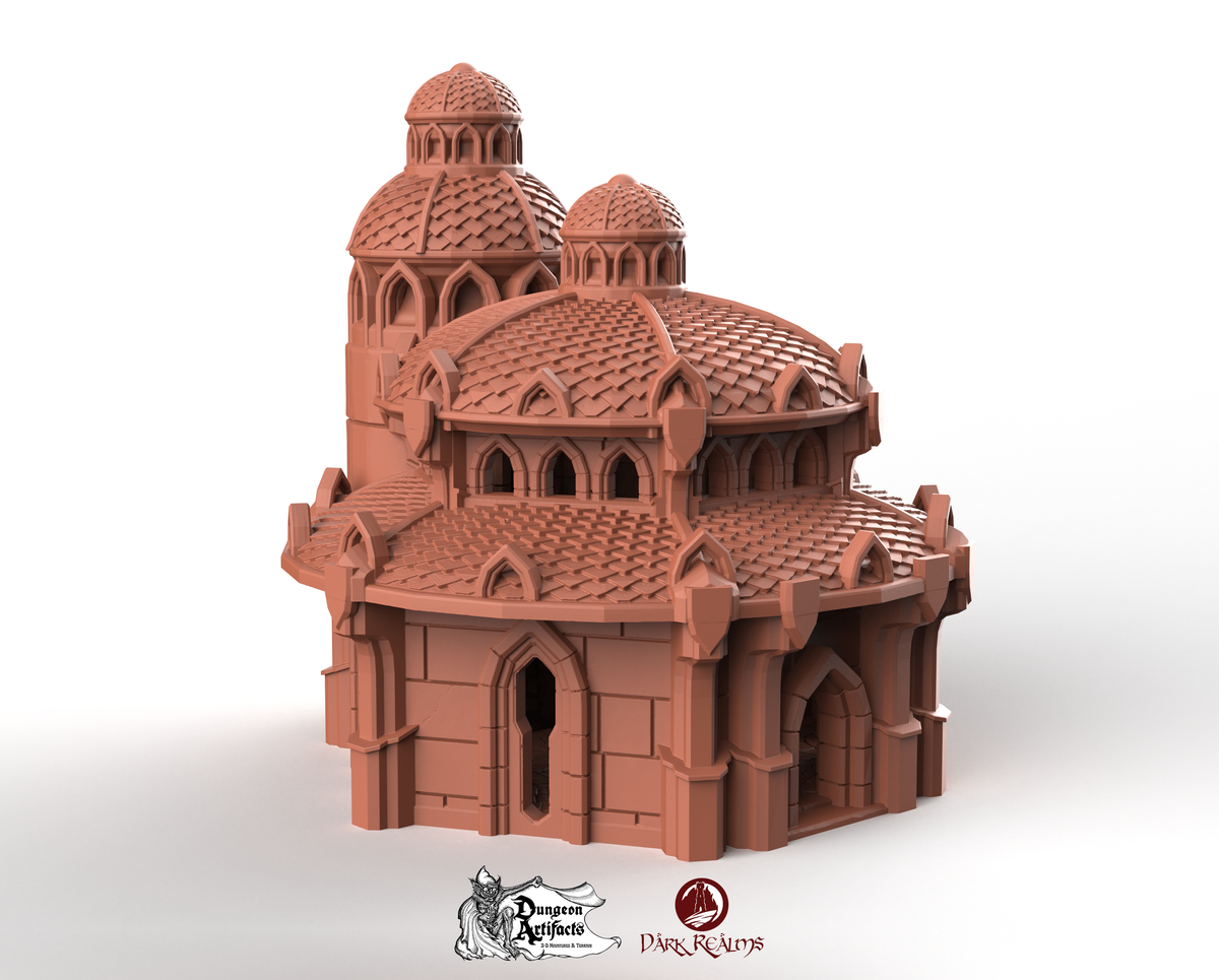 Atlantean Building 2 - Atlantis - Dark Realms Terrain Wargaming D&D Dn ...
