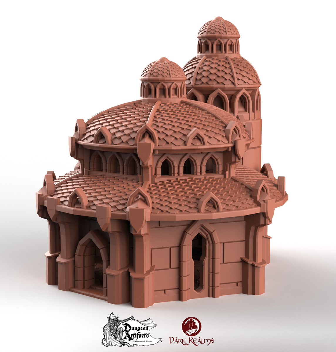 Atlantean Building 2 - Atlantis - Dark Realms Terrain Wargaming D&D Dn ...