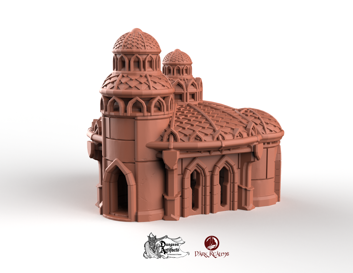 Atlantean Building 3 - Atlantis - Dark Realms Terrain Wargaming D&D Dn ...
