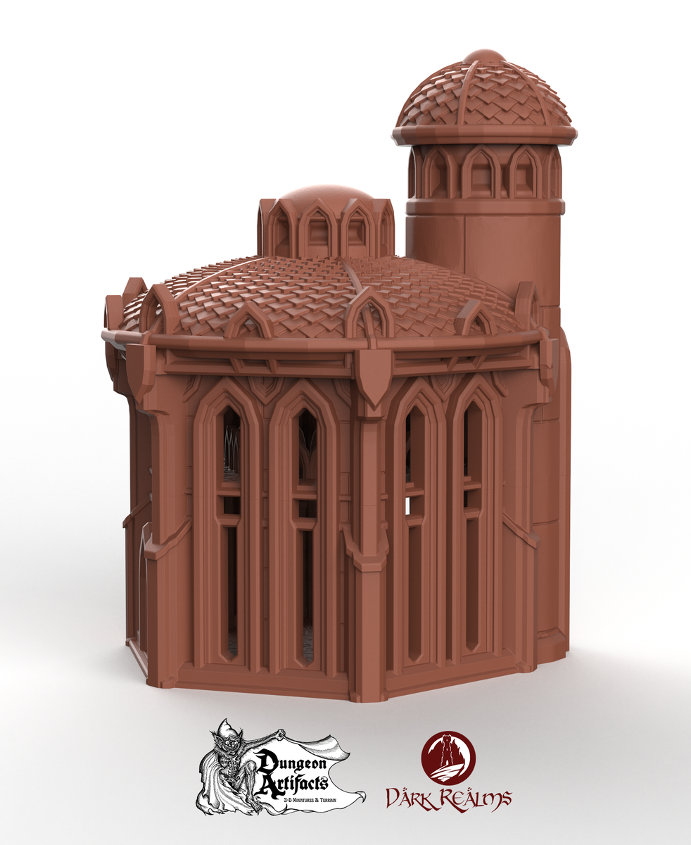 Atlantean Building 4 - Atlantis - Dark Realms Terrain Wargaming D&D Dn ...