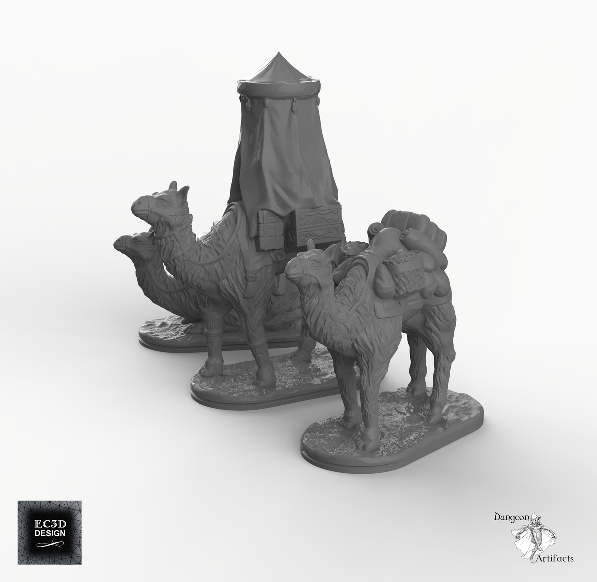 Camels - Empire of Scorching Sands Wargaming Terrain D&D, DnD – Dungeon ...
