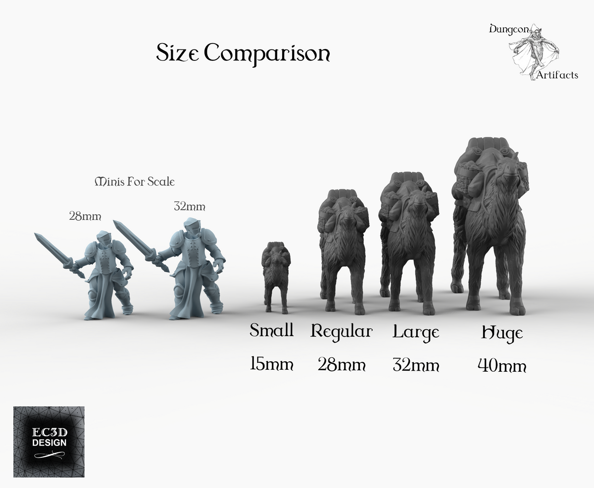 Camels - Empire of Scorching Sands Wargaming Terrain D&D, DnD – Dungeon ...