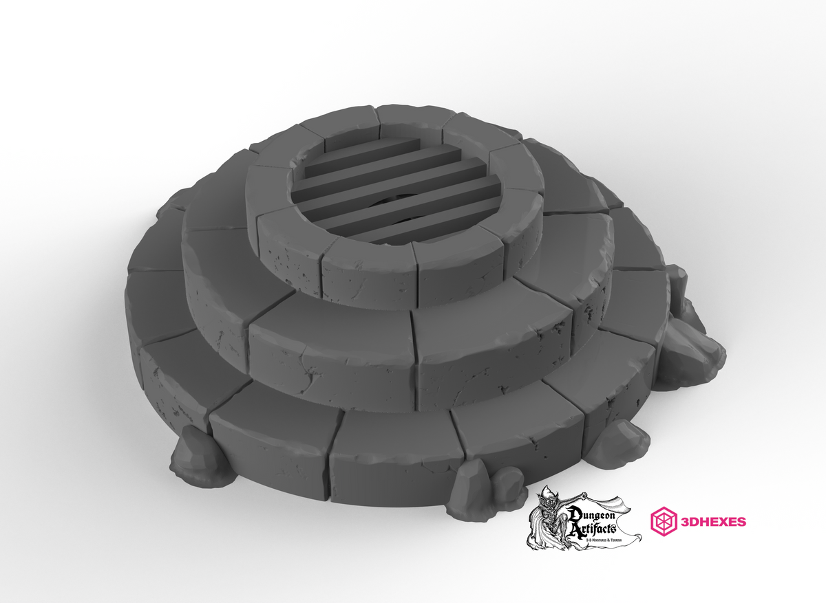Dungeon Well - 3DHexes Wargaming Terrain D&D DnD – Dungeon Artifacts