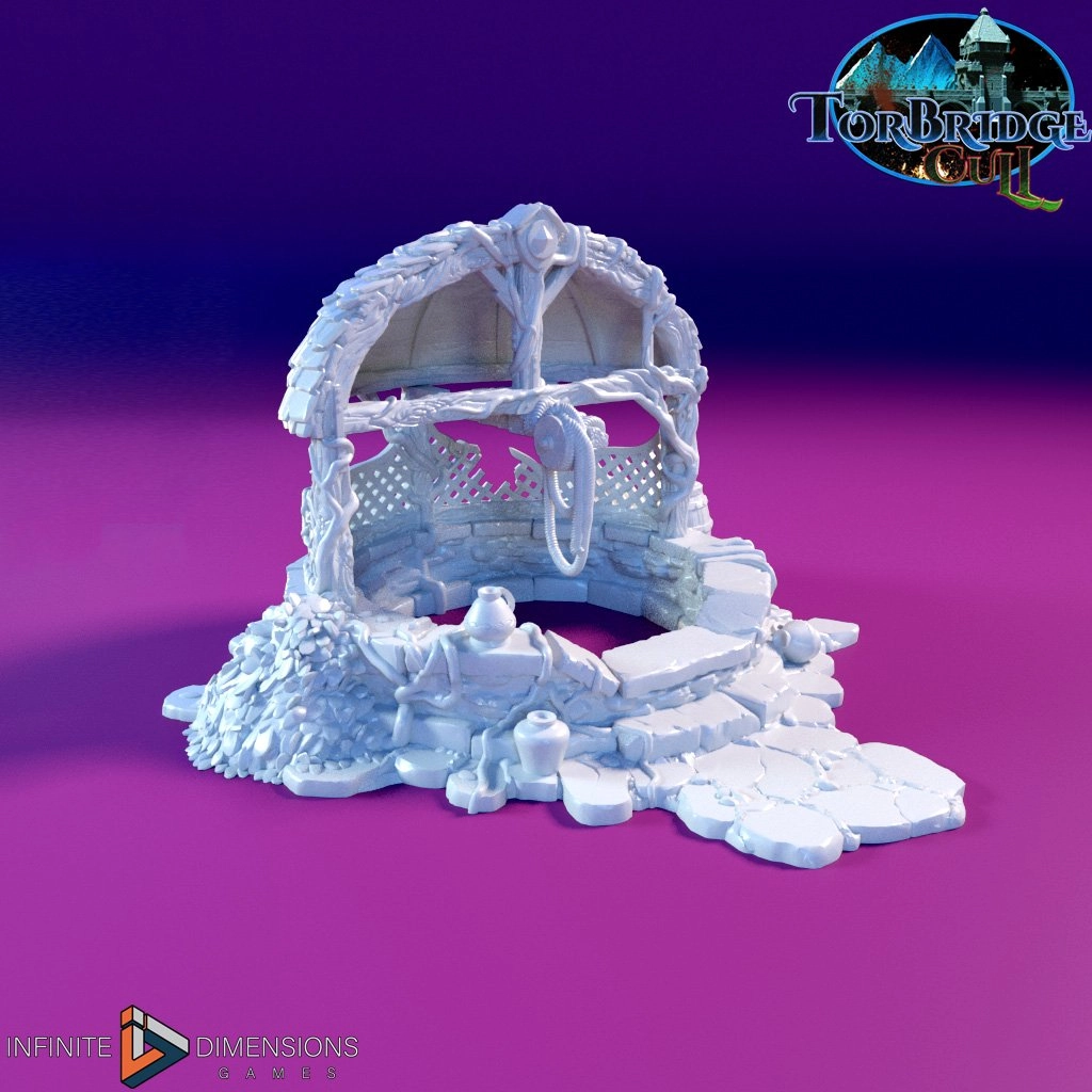 Courtyard Well - Torbridge Cull - Infinite Dimensions Terrain Wargamin ...