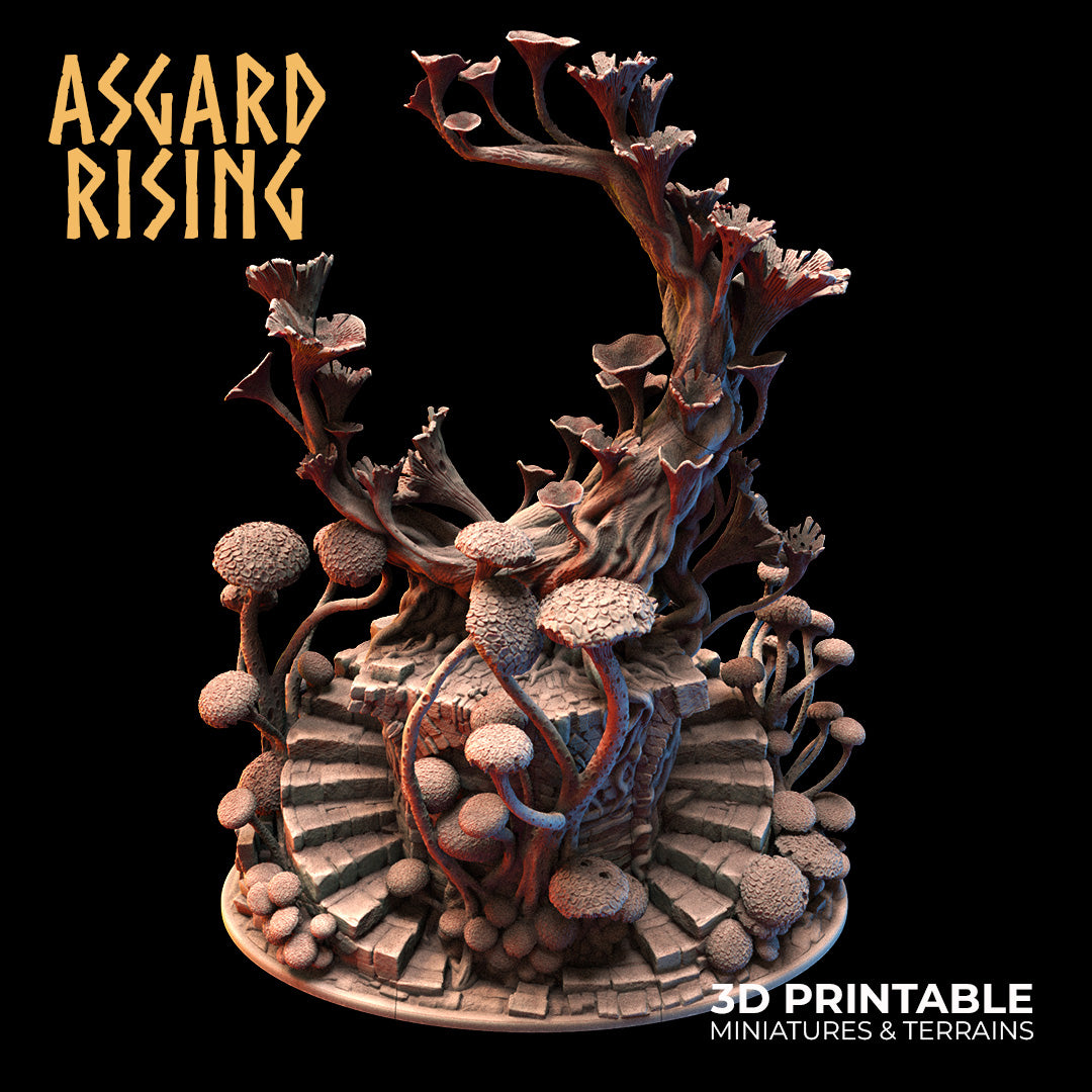 Fungi Forest Ruins - Asgard Rising Miniatures - Wargaming D&D DnD ...