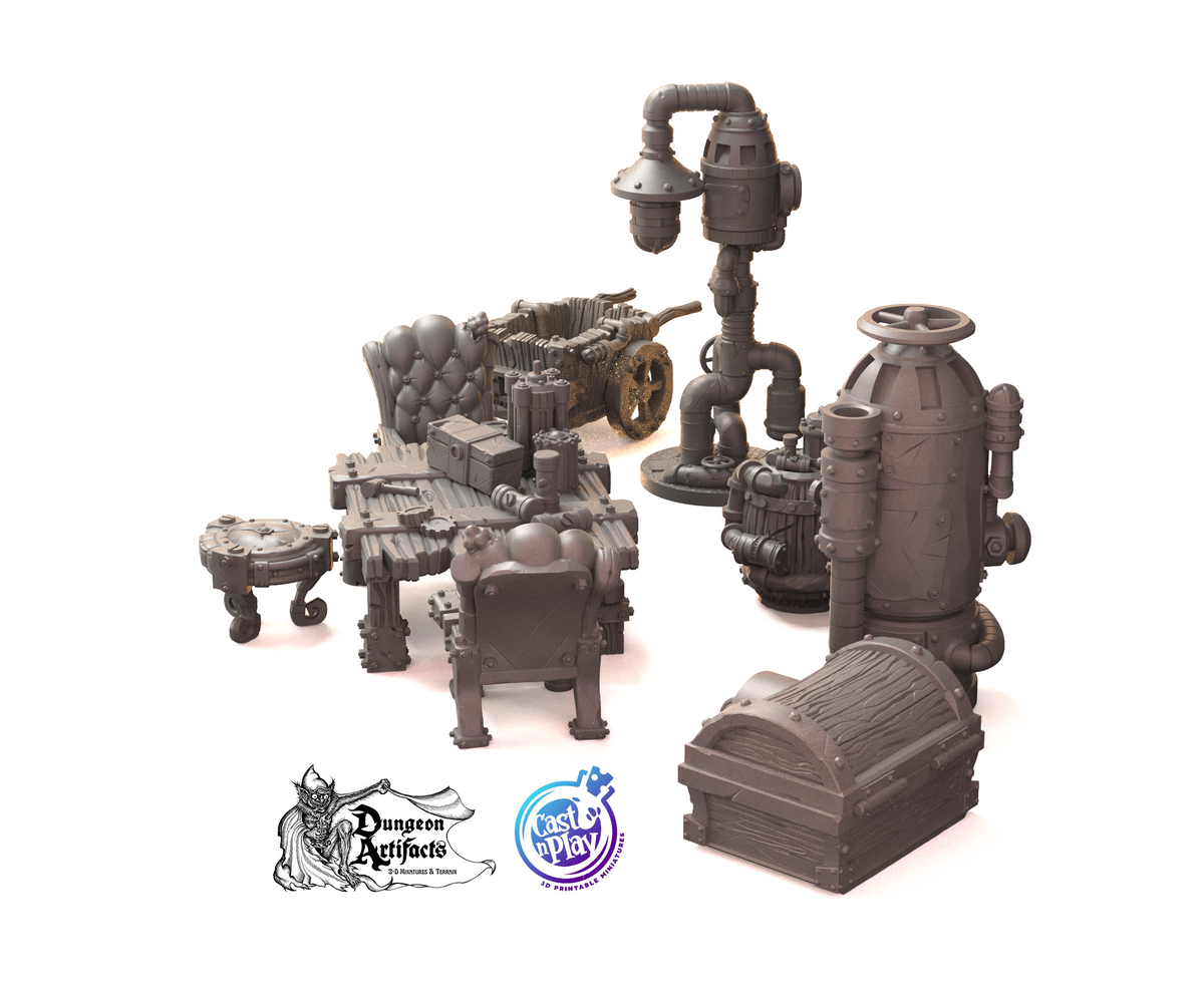 Laboratory Furniture - Insane Inventions - CastNPlay Wargaming D&D DnD ...