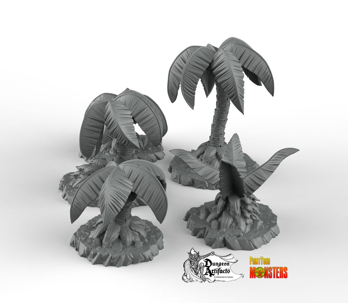 Pirates Palm Trees - Fantastic Plants and Rocks Vol. 2 - Print Your Mo ...