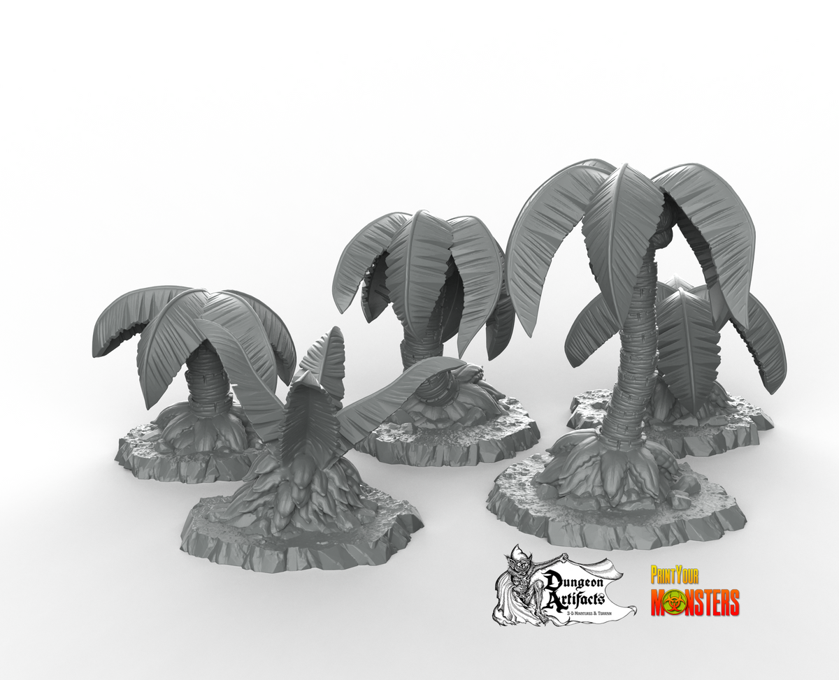 Pirates Palm Trees - Fantastic Plants and Rocks Vol. 2 - Print Your Mo ...