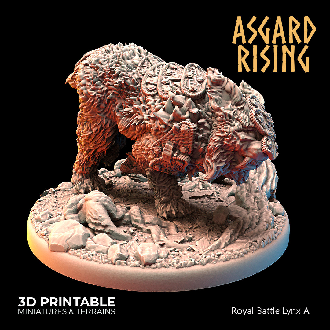 Royal Battle Lynx Pack - Asgard Rising - Wargaming D&D DnD – Dungeon ...