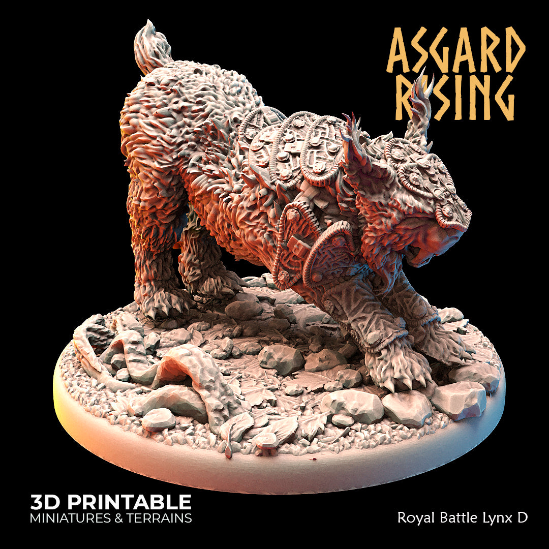 Royal Battle Lynx D - Asgard Rising - Wargaming D&D DnD – Dungeon Artifacts