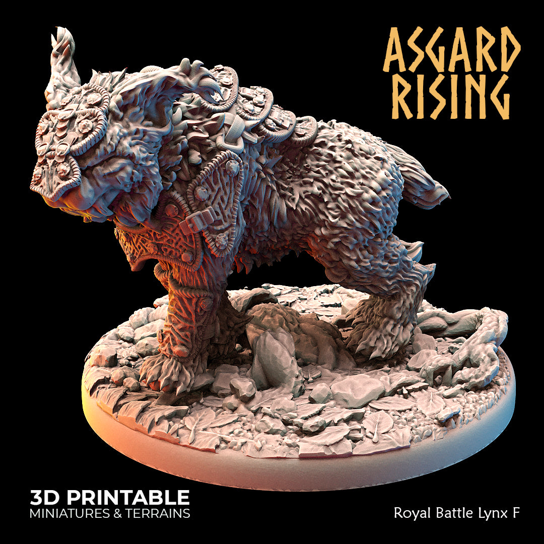 Royal Battle Lynx F - Asgard Rising - Wargaming D&D DnD – Dungeon Artifacts