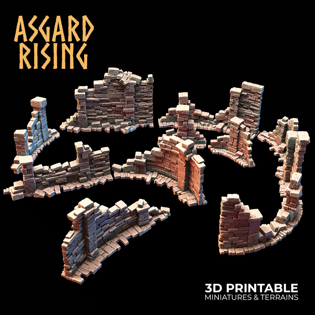 Small Stone Ruins - Asgard Rising Miniatures - Wargaming D&D DnD ...