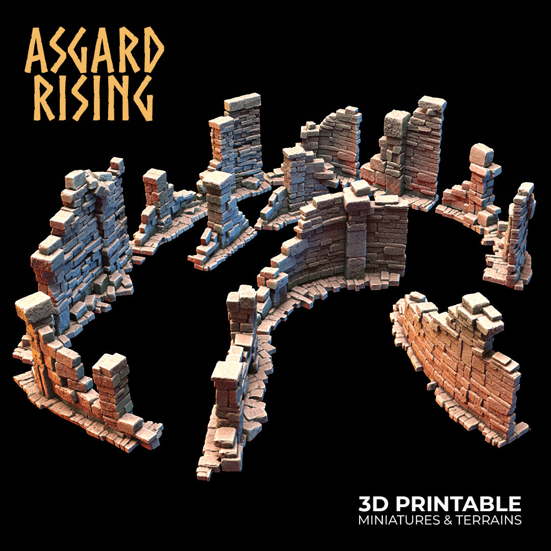 Small Stone Ruins - Asgard Rising Miniatures - Wargaming D&D DnD ...