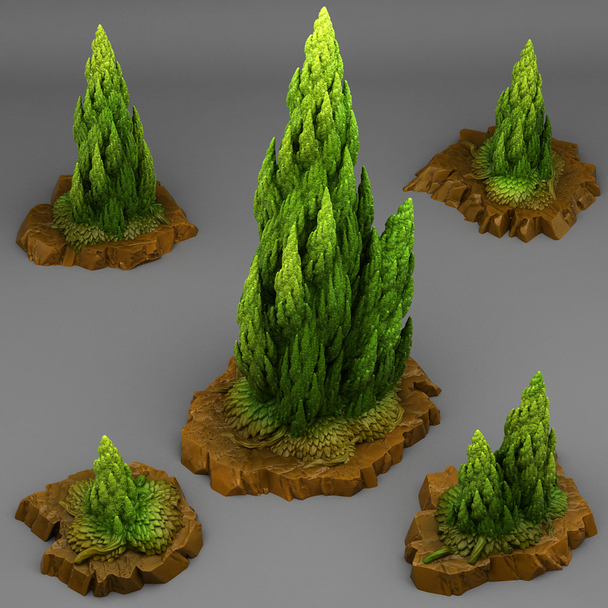 Spiraling Pine - Fantastic Plants and Rocks Vol. 3 - Print Your Monste ...