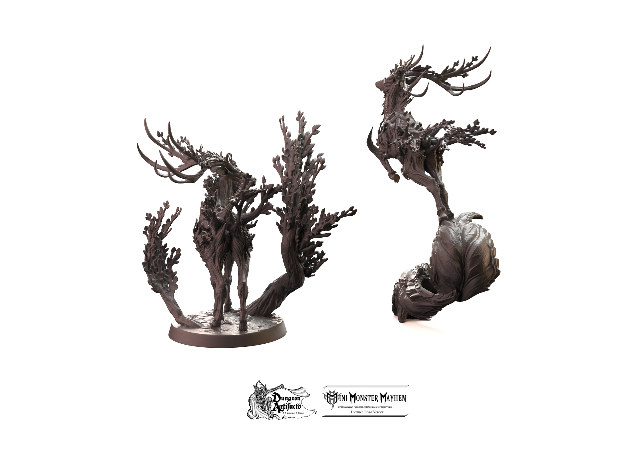Thicket Stags - Nature’s Grasp - Mini Monster Mayhem Wargaming D&D DnD ...