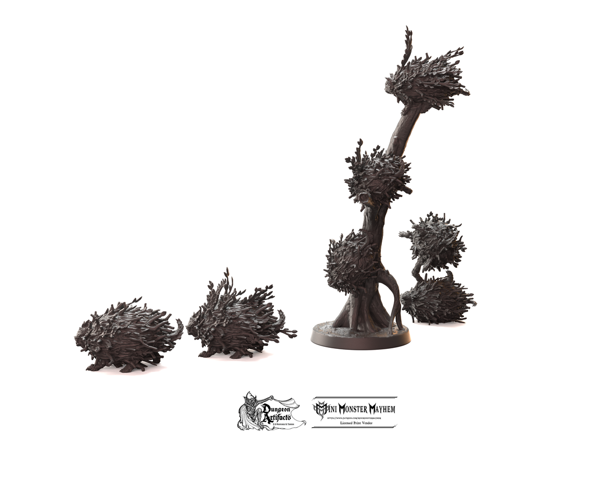 Tumbleweed Terror - Nature’s Grasp - Mini Monster Mayhem Wargaming D&D – Dungeon Artifacts