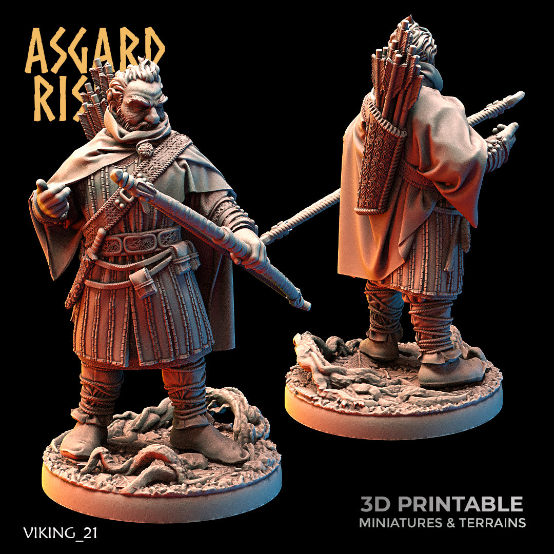 Viking Ranger B - Asgard Rising - Wargaming D&D DnD – Dungeon Artifacts