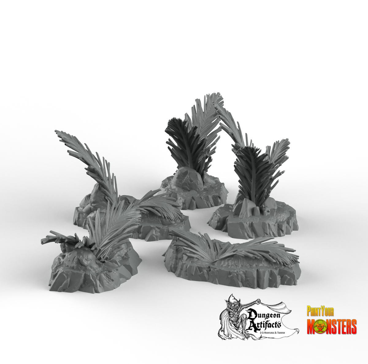 Venusian Ferns - Fantastic Plants and Rocks Vol. 2 - Print Your Monste ...