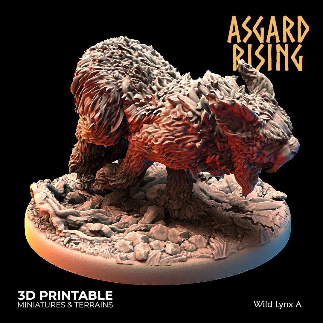 Wild Lynx A - Asgard Rising - Wargaming D&D DnD – Dungeon Artifacts