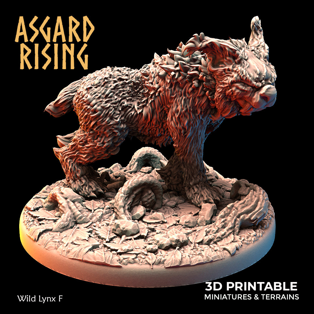 Wild Lynx F - Asgard Rising - Wargaming D&D DnD – Dungeon Artifacts