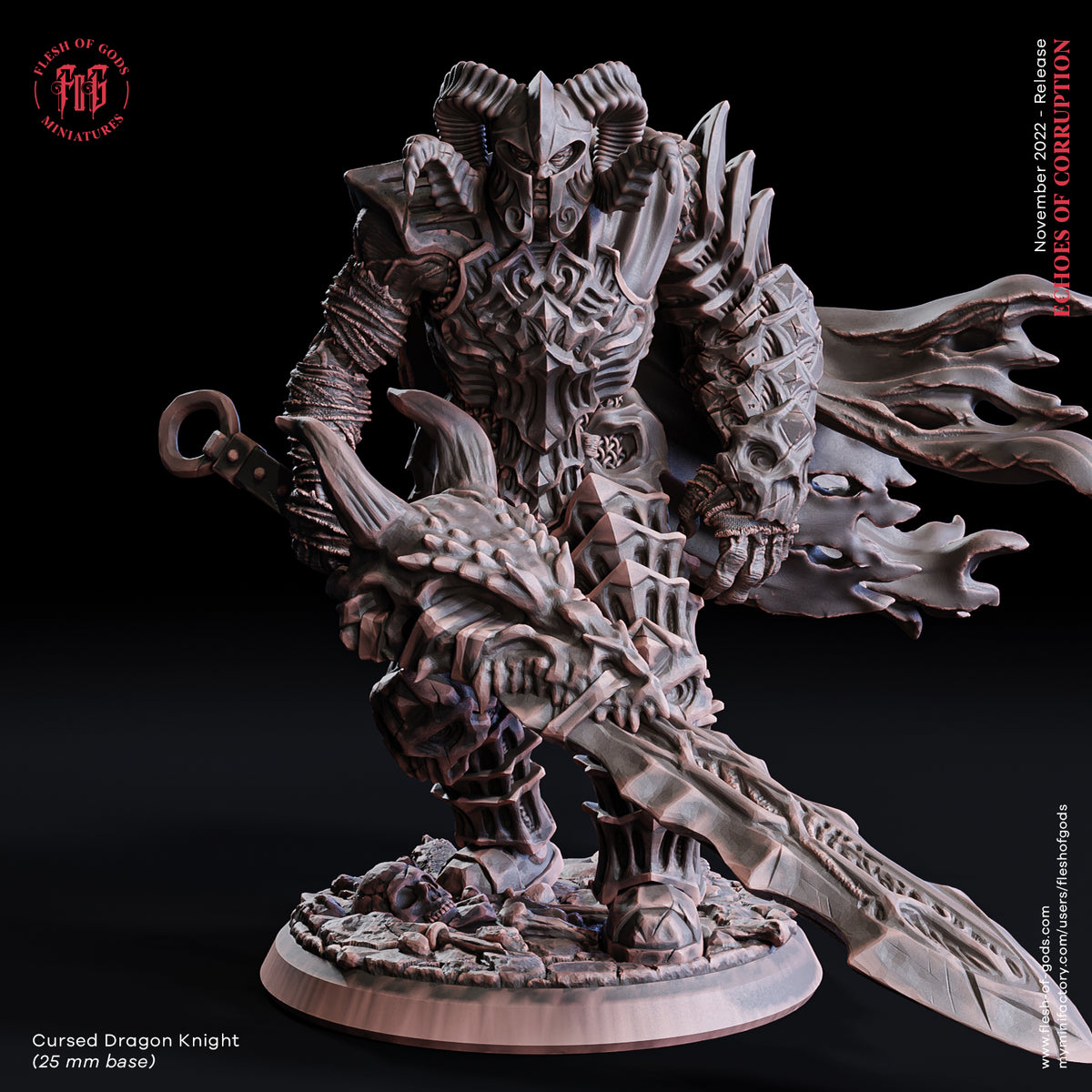 Cursed Dragon Knight - Echoes of Corruption - Flesh of Gods - Wargamin ...