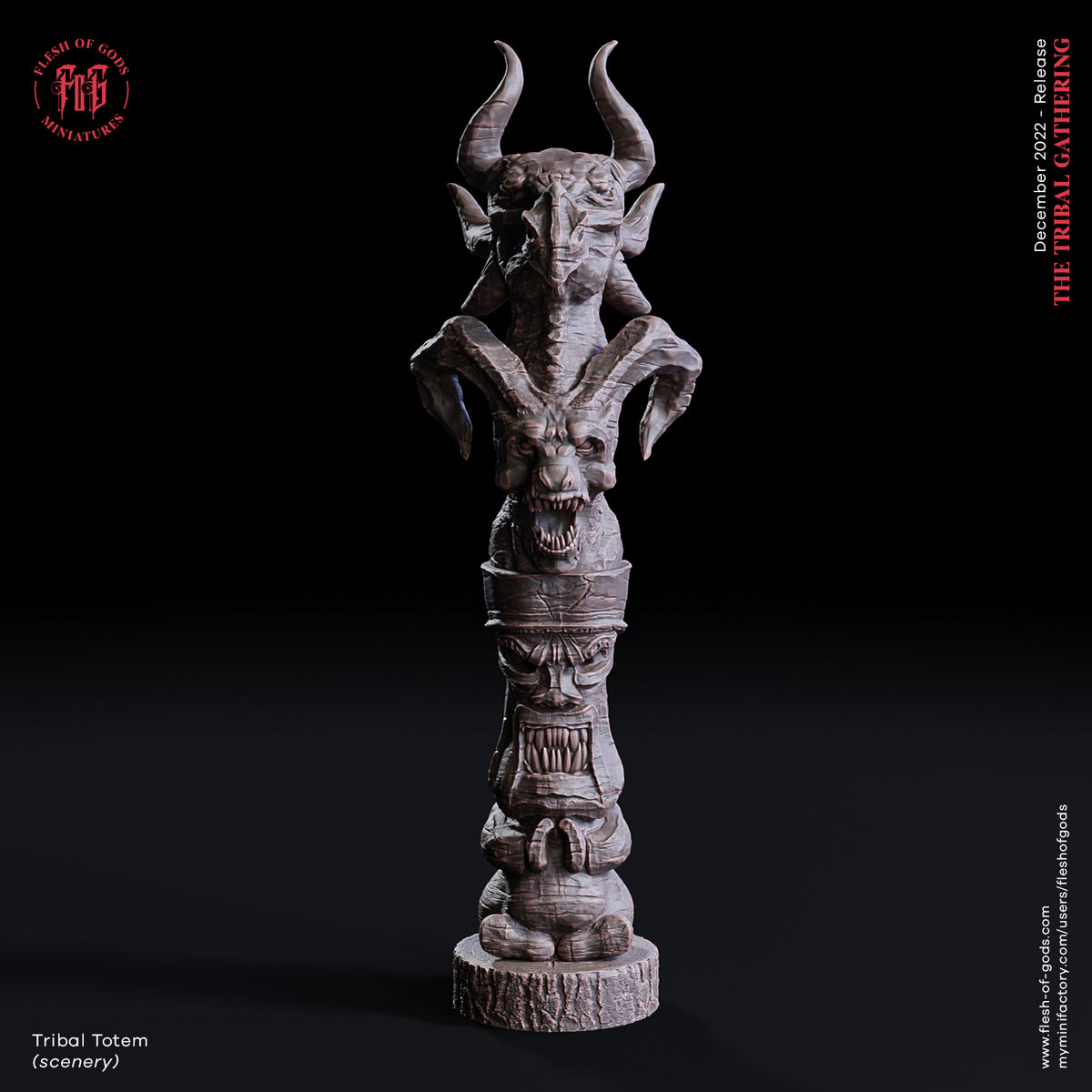 Tribal Totem - The Tribal Gathering - Flesh of Gods - Wargaming D&D Dn ...