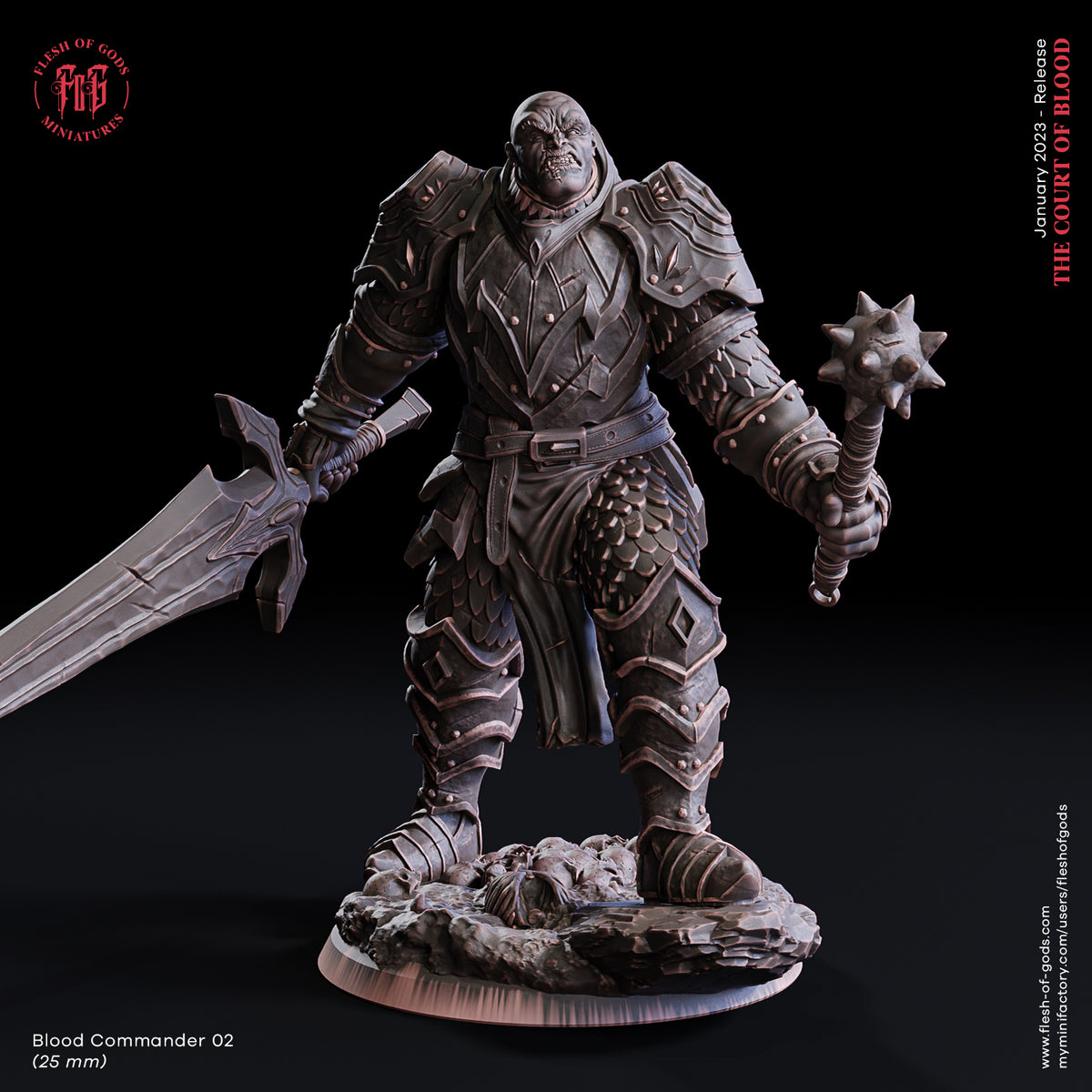 The Blood Commander 2 - The Court of Blood - Flesh of Gods - Wargaming ...