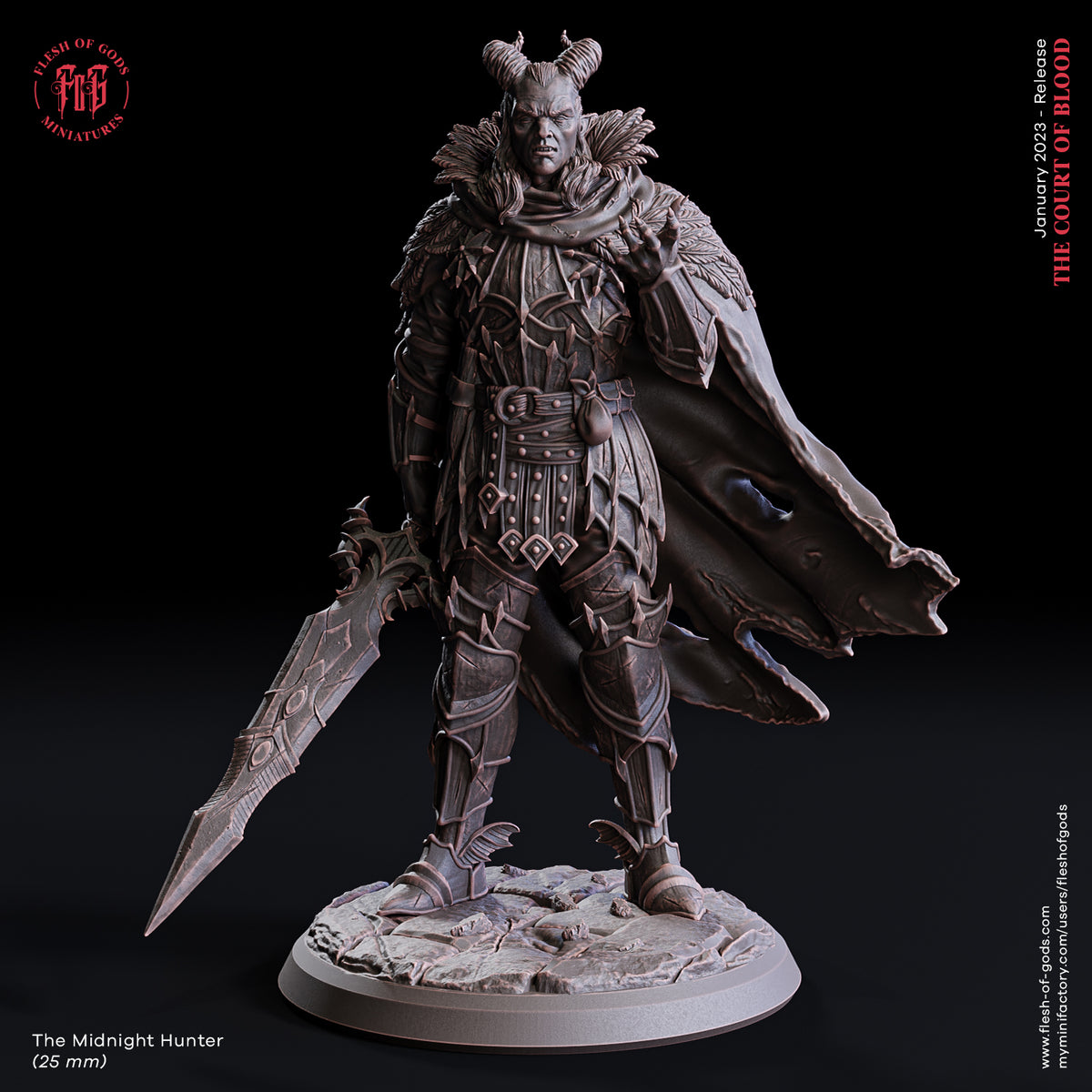 Midnight Hunter - The Court of Blood - Flesh of Gods - Wargaming D&D D ...