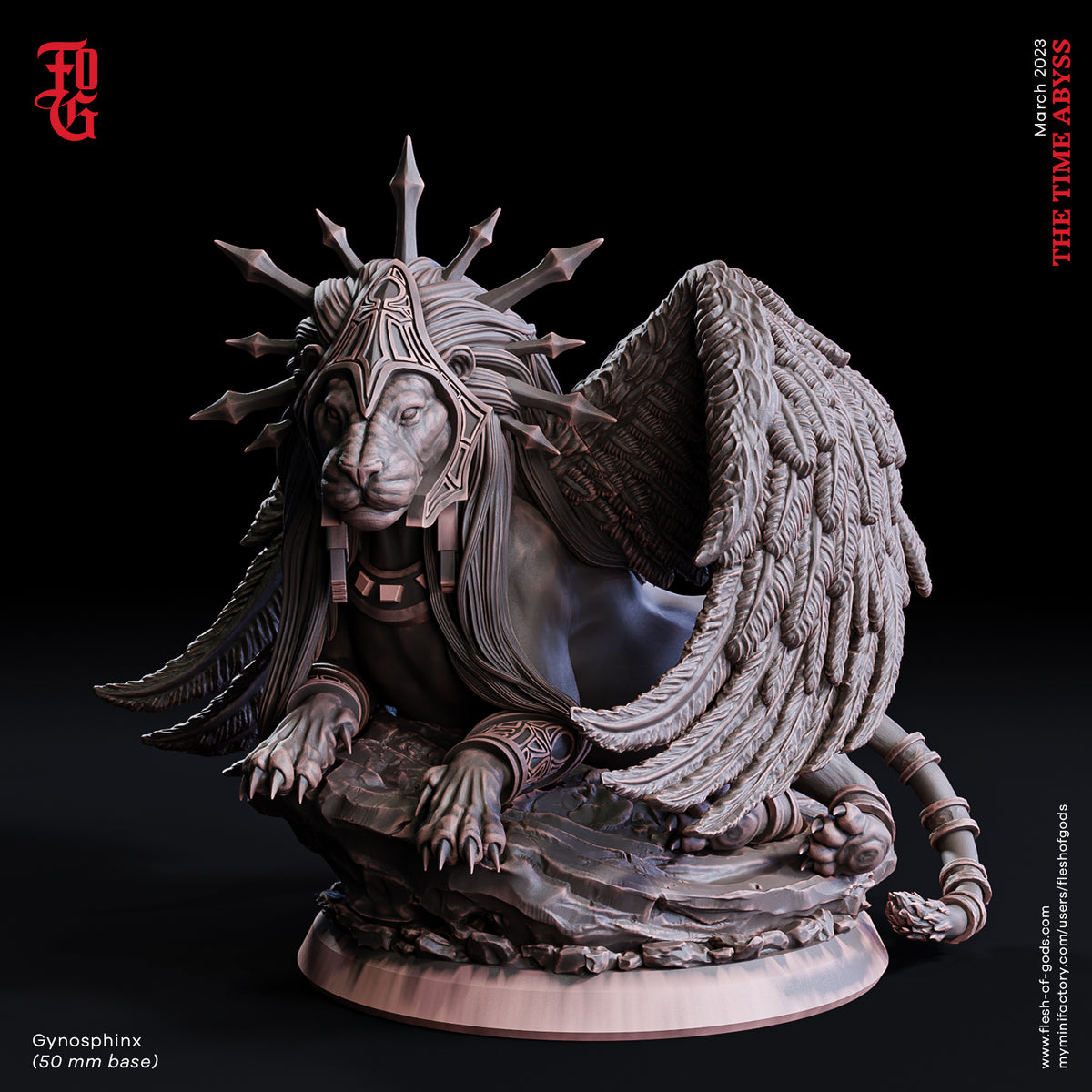 Gynosphinx - The Time Abyss - Flesh of Gods - Wargaming D&D DnD ...