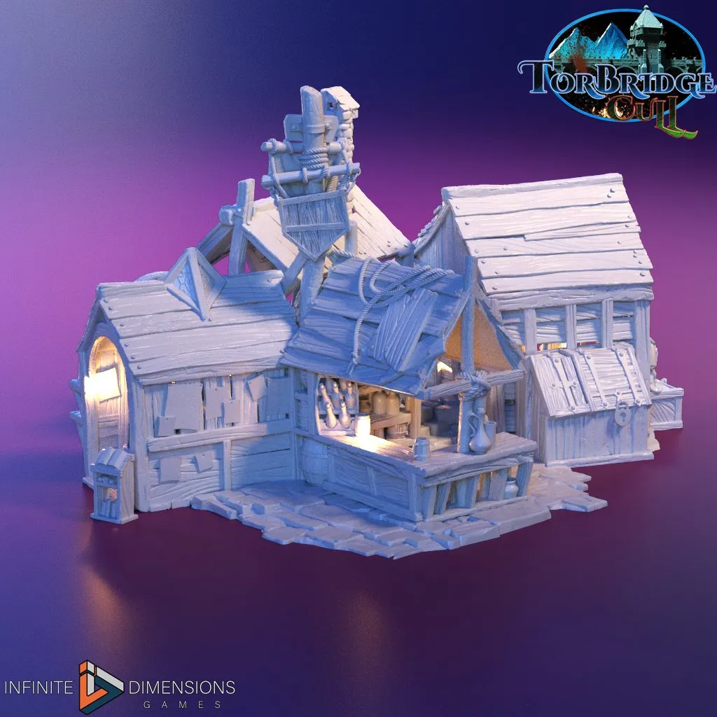 Market Sheds - Torbridge Cull - Infinite Dimensions Terrain Wargaming ...