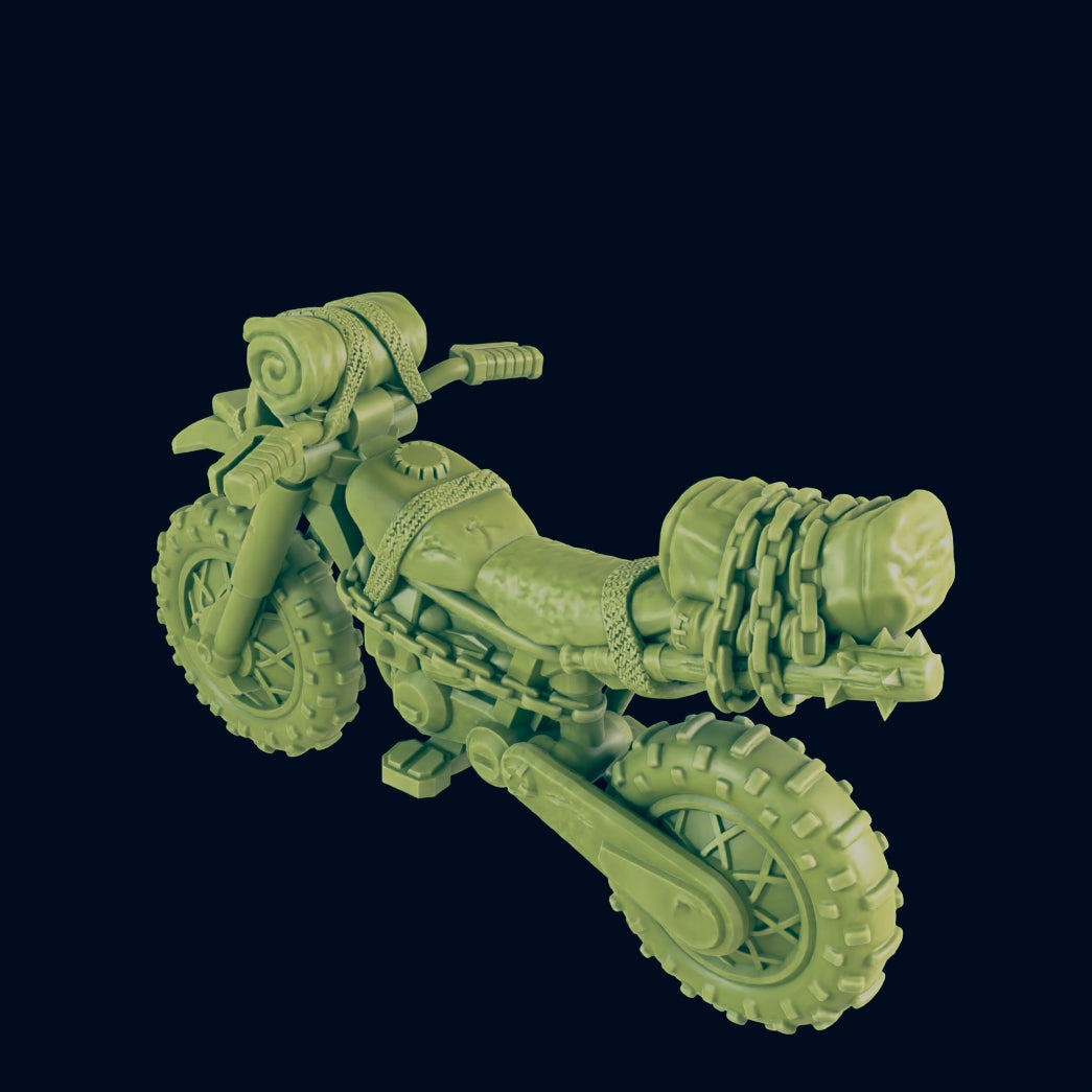 Dirt Bike - Beyond the Badlands - EC3D - Wasteland Terrain Wargaming D ...