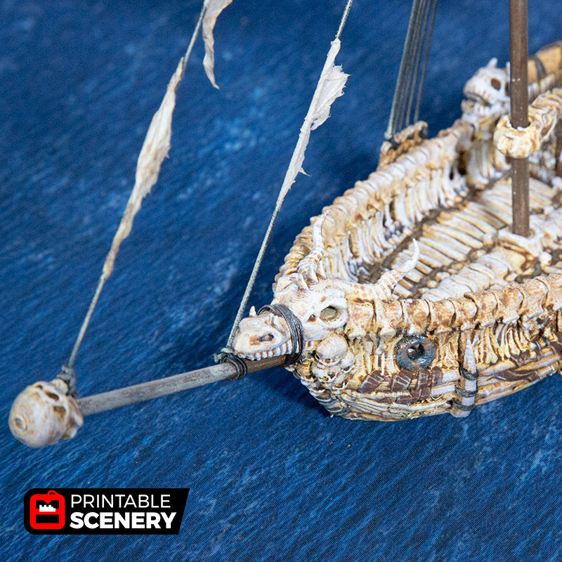 Undead Sloop - The Lost Islands 15mm 28mm 32mm Wargaming Terrain D&D ...