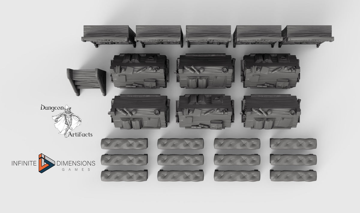 Scriptorium Furnishings Set 28mm 32mm Wightwood Abbey Wargaming Tablet ...