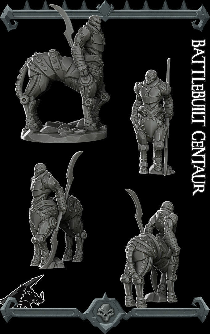 Battlebuilt Centaur - Wargaming Miniatures Monster Rocket Pig Games D ...