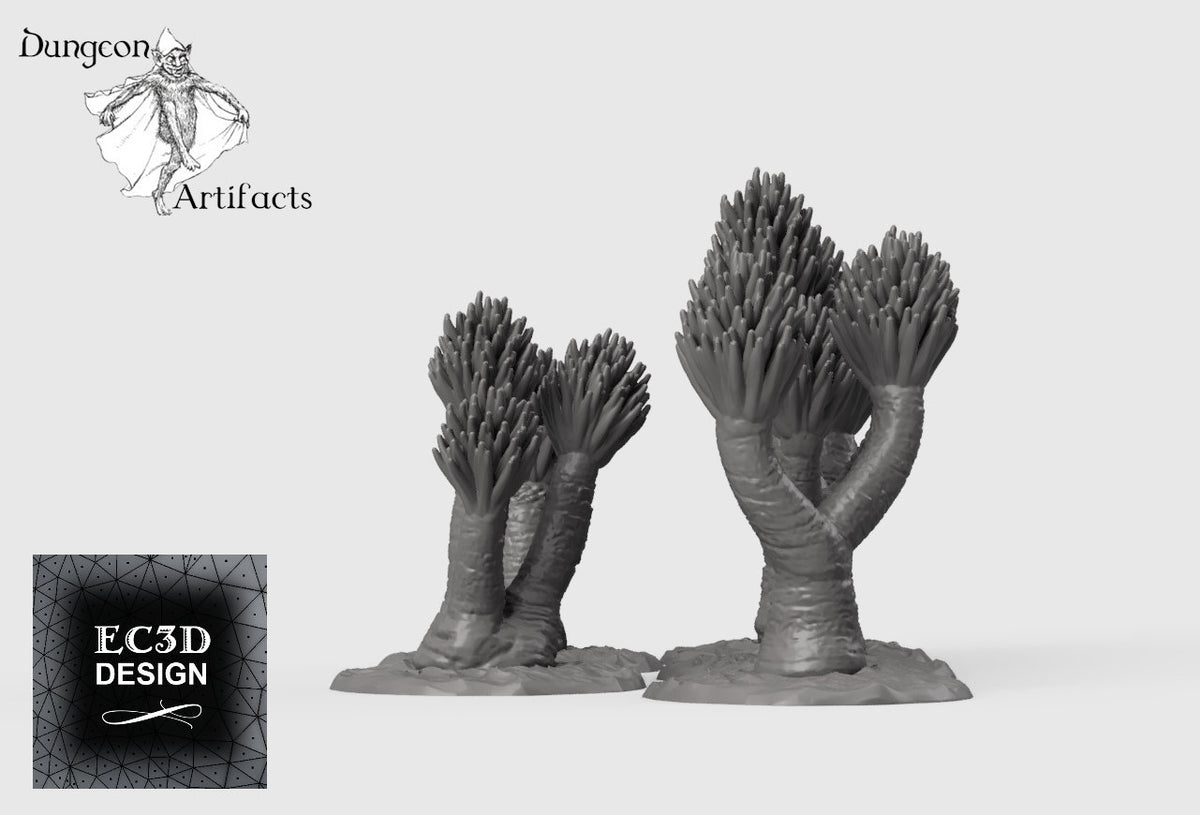 Yucca Trees - 28mm 32mm Empire of Scorching Sands Wargaming Terrain D ...