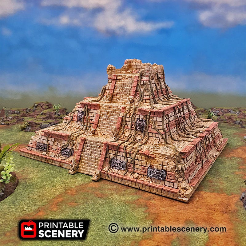 Pyramid of New Eden - 15mm 28mm 32mm Kukulkan Brave New Worlds New Ede ...