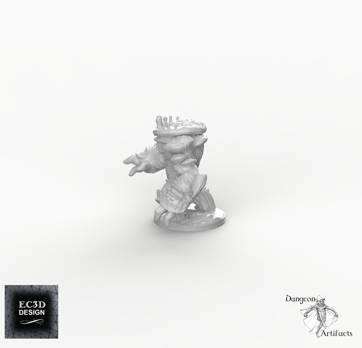 Myconid Behemoth - Fungal Behemoth EC3D Skyless Realms Wargaming Minia ...