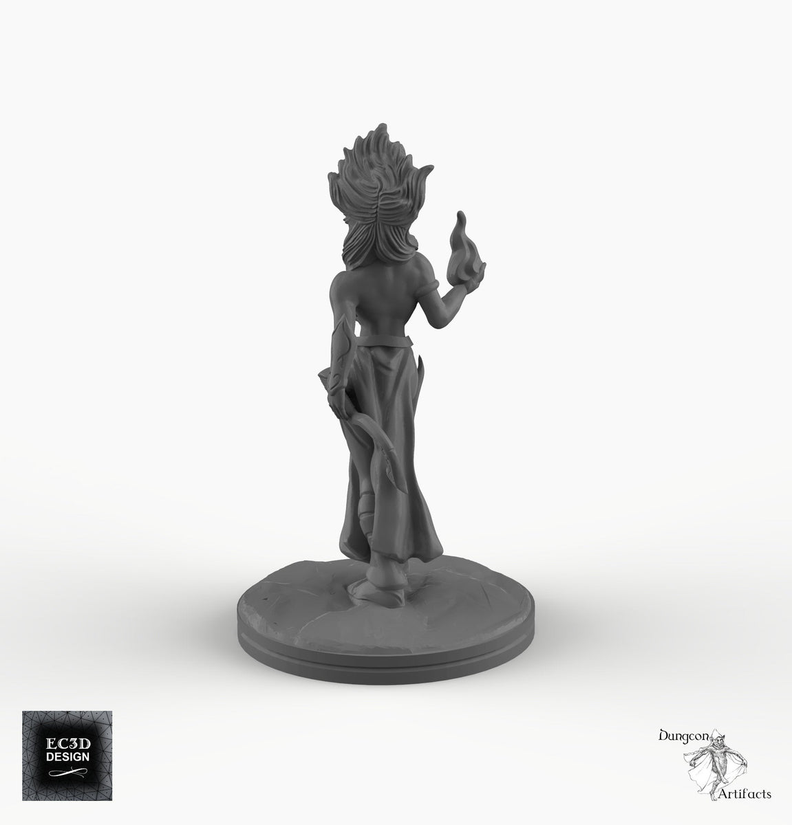 Dark Elf Matriarch - EC3D Skyless Realms Wargaming Miniatures D&D DnD ...