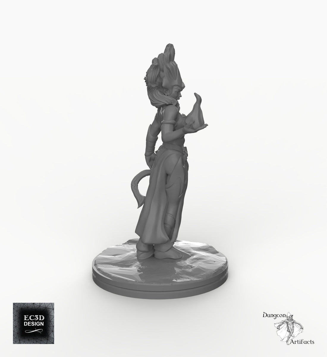 Dark Elf Matriarch - EC3D Skyless Realms Wargaming Miniatures D&D DnD ...