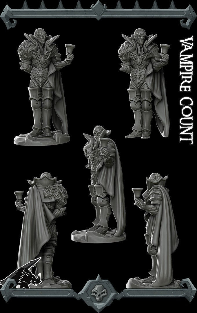 Vampire Count - Wargaming Miniatures Monster Rocket Pig Games D&D, DnD ...