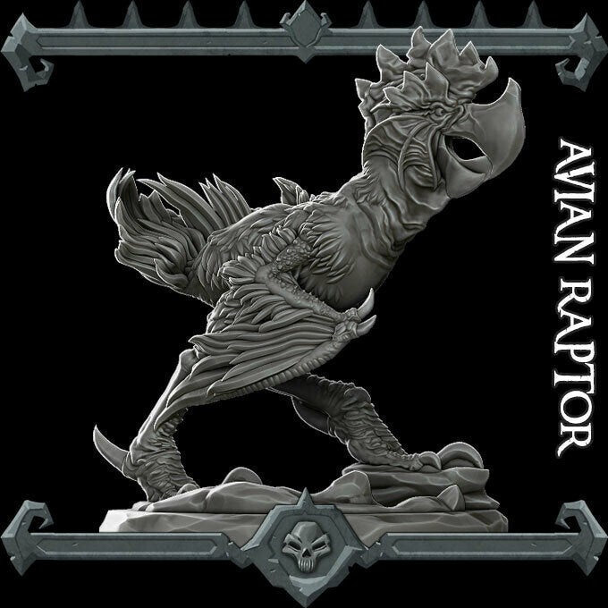 Avian Raptor - Wargaming Miniatures Monster Rocket Pig Games D&D, DnD ...