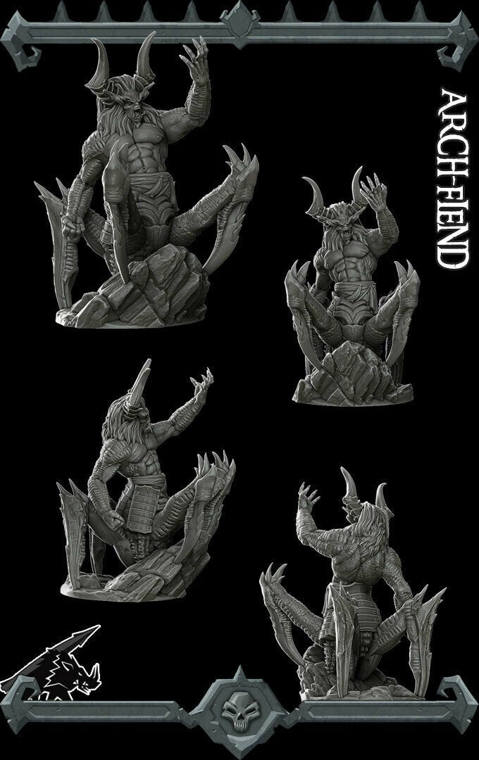 Arch Fiend - Archfiend Wargaming Miniatures Rocket Pig Games D&D DnD B ...