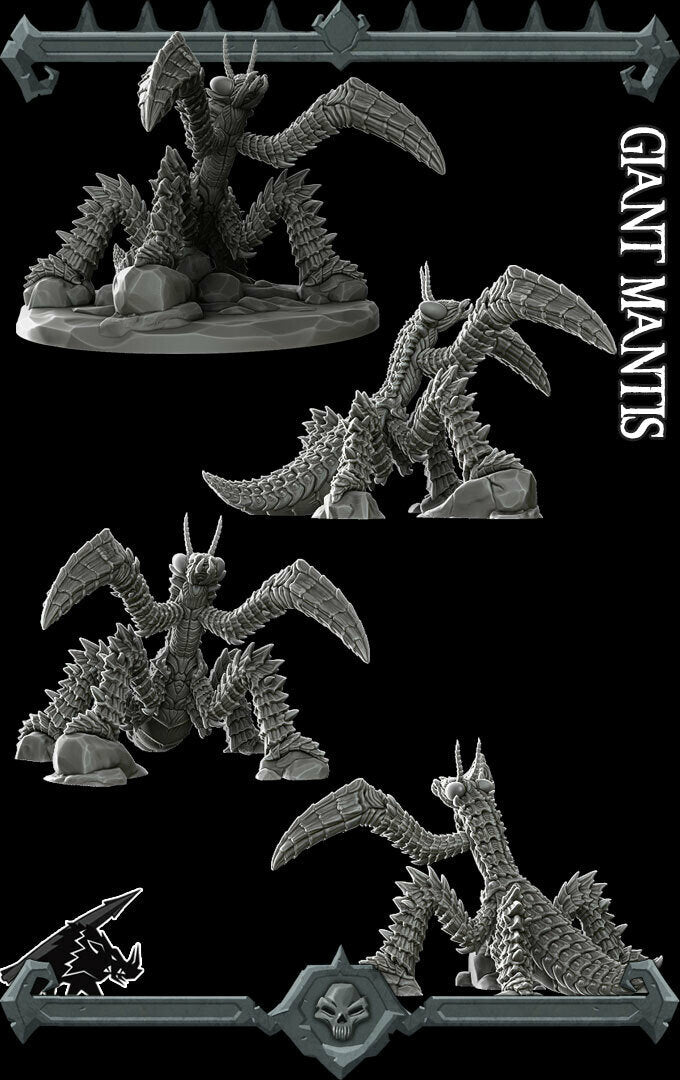 Giant Mantis - Wargaming Miniatures Monster Rocket Pig Games D&D, DnD ...