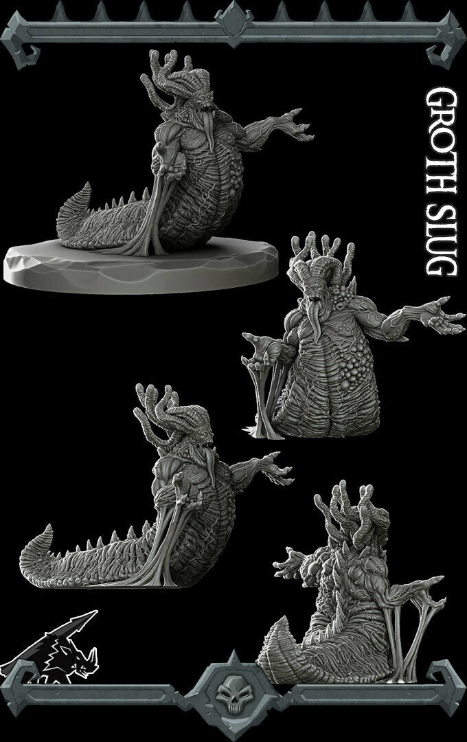 Groth Slug - Wargaming Miniatures Monster Rocket Pig Games D&D, DnD ...